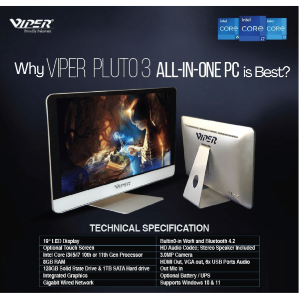 Why is viper Pluto 3 the best All in one pc? - Viper Technology